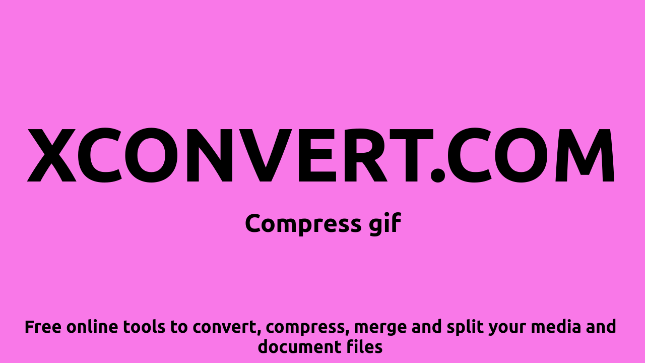 Compress GIF | Reduce GIF Image File Size Online