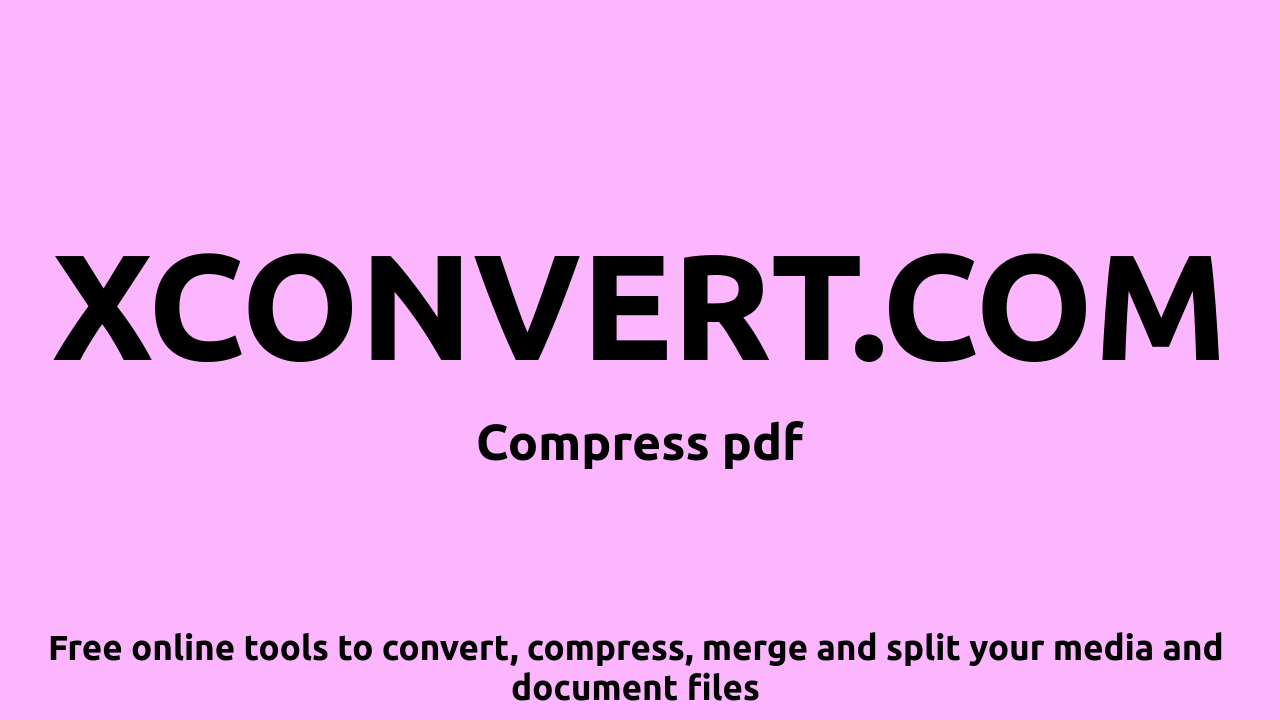 Compress PDF | Make PDF Smaller Online For Free