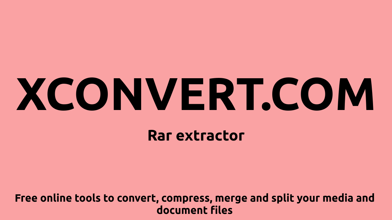 RAR Extractor | Unrar RAR Archives Online For Free