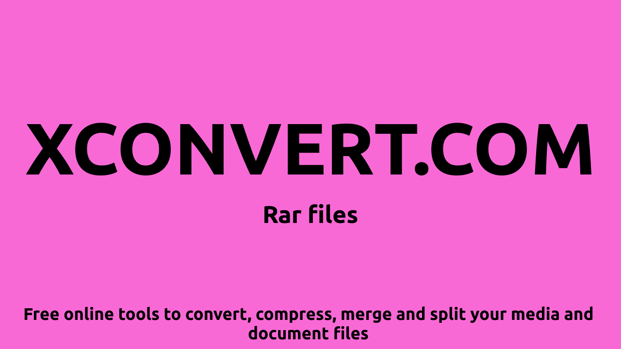 RAR Creator | Create RAR Archive Online For Free